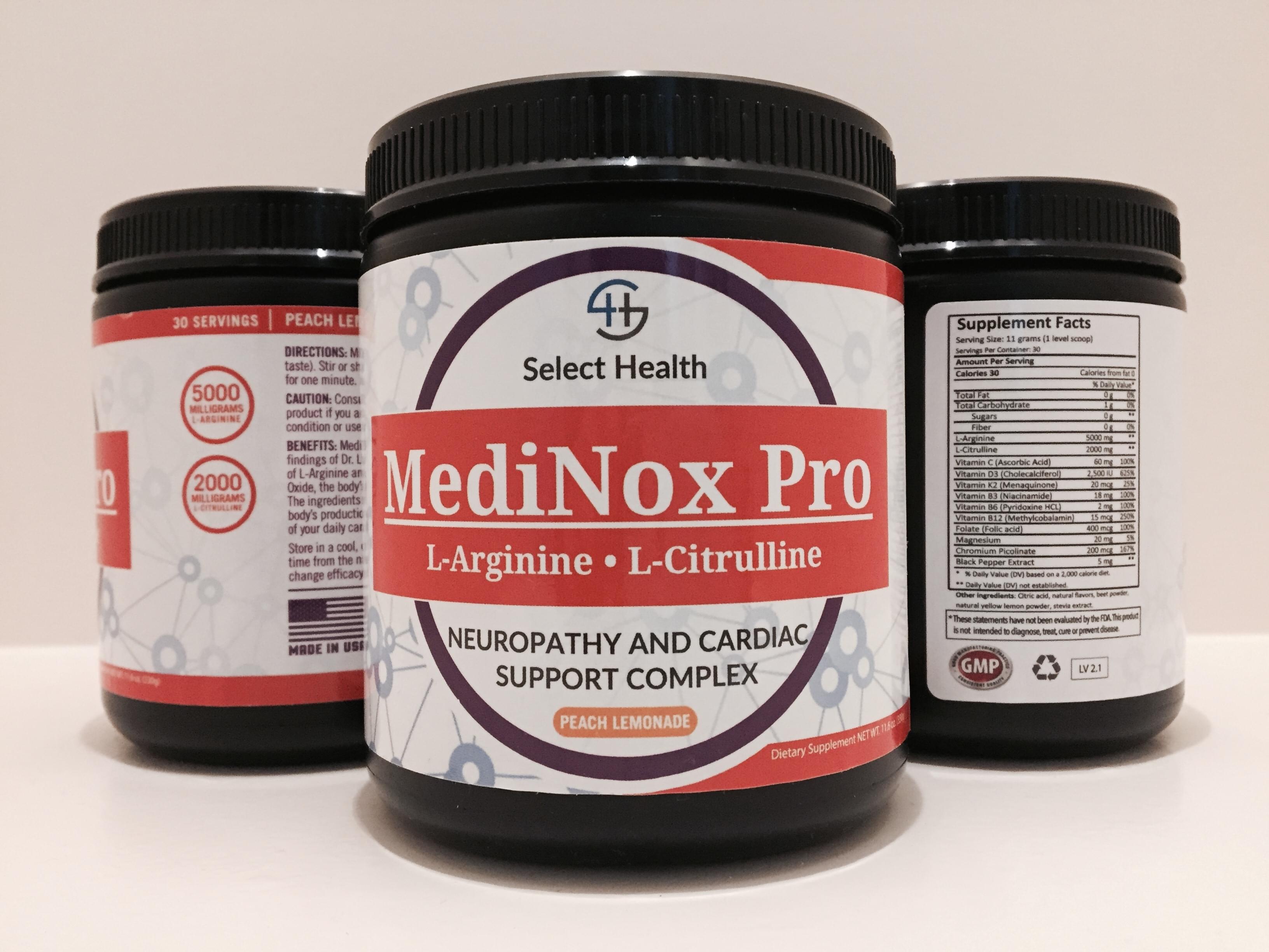 MediNox Pro - Blood Pressure, Cholesterol and Neuropathy Supplement